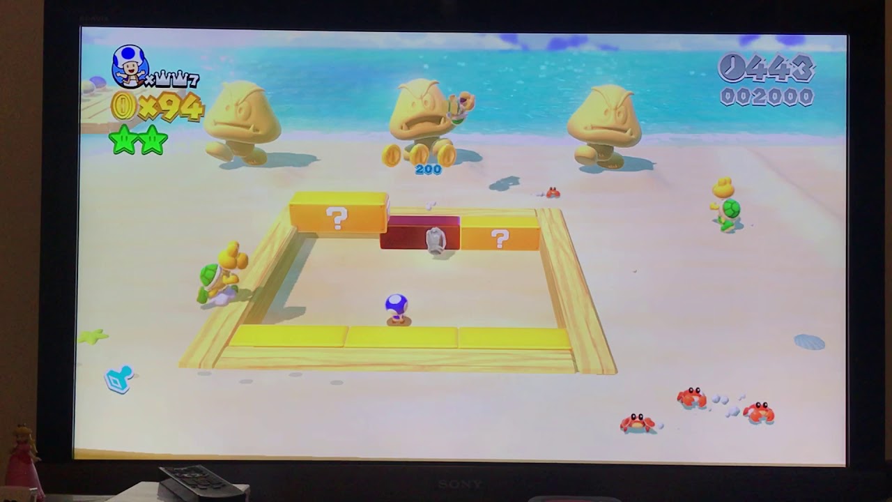 Super Mario 3d world koopa troopa beach - YouTube