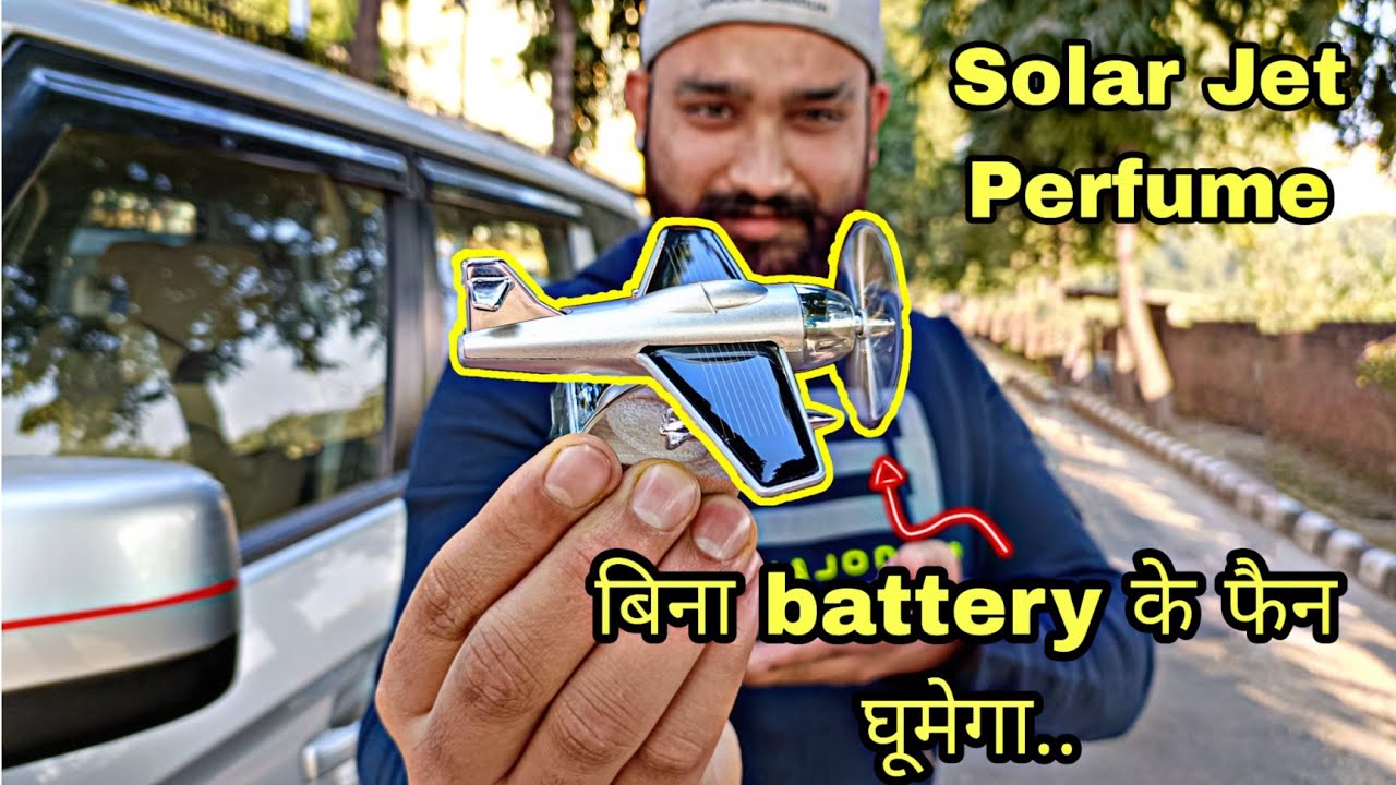 Best Solar Plane Car Perfume With Fragrance | How To Install | Totally ...