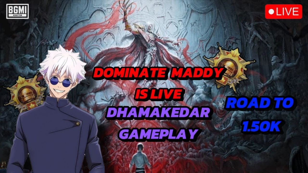 ☠️ LIVE BHASAD | PUBG MOBILE | MADDY IS LIVE 🔥 - YouTube