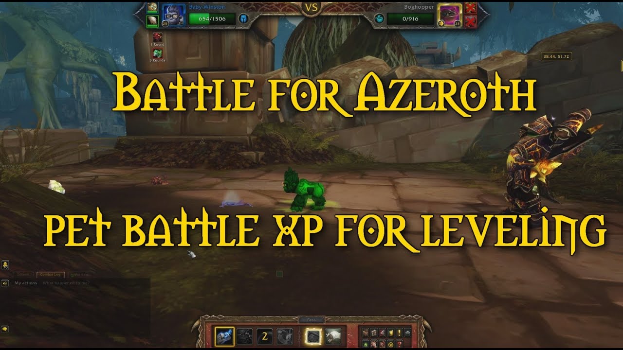 Battle for Azeroth: Pet Battle XP For Leveling - YouTube
