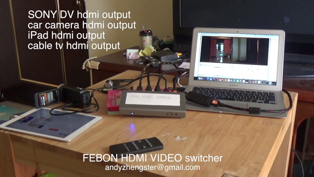 FEBON HDMI seamless switcher for broadcasting (smooth / continuous ...