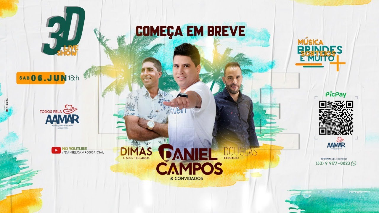 DANIEL CAMPOS OFICIAL ( LIVE 3D SHOW ) - YouTube