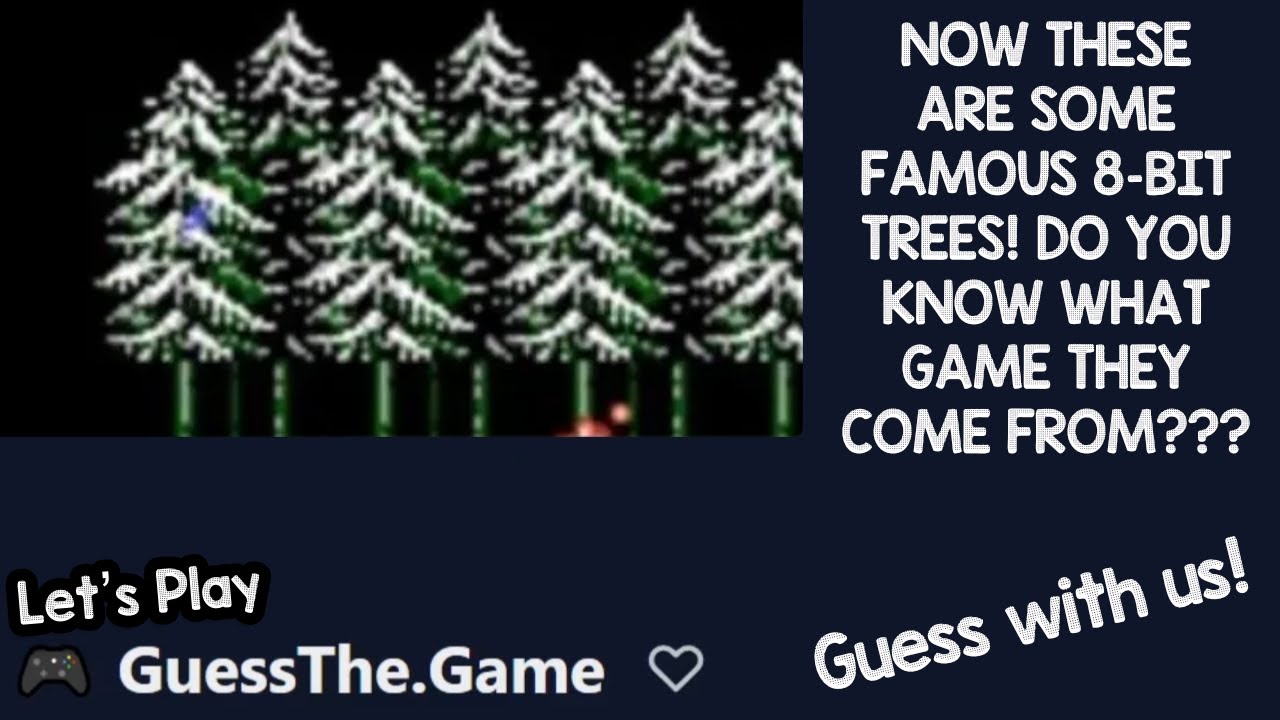 HAPPY LITTLE 8-BIT TREES! CAN YOU GUESS WHAT GAME THEY'RE FROM? | Let's ...