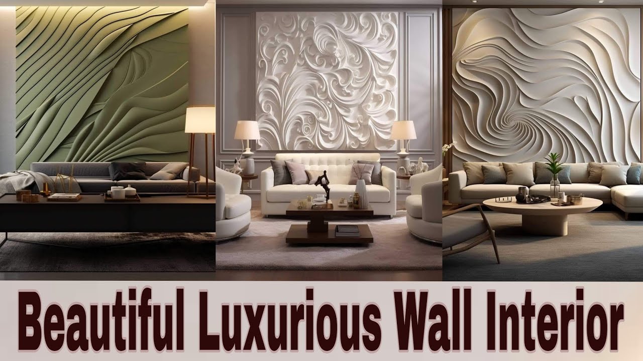 Very Beautiful Luxurious Wall Interior Design Ideas 😍 ️ ️ - YouTube