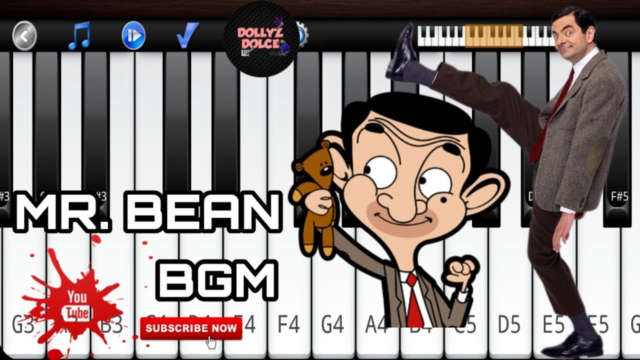 Mr. Bean Piano Tutorial BGM Easy #Mr.Bean #piano #tutorial #Easy #BGM #Pianotutorial - YouTube