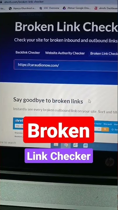 How to check broken links by ahrefs checker? @digitalmarketingurdu4488 - YouTube