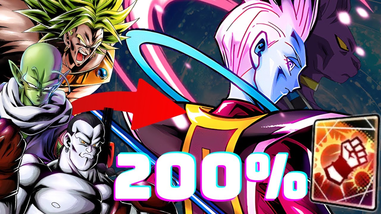 WHAT 200% BASE STRIKE ATTACK WHIS LOOKS LIKEE!!! | DRAGON BALL LEGENDS ...