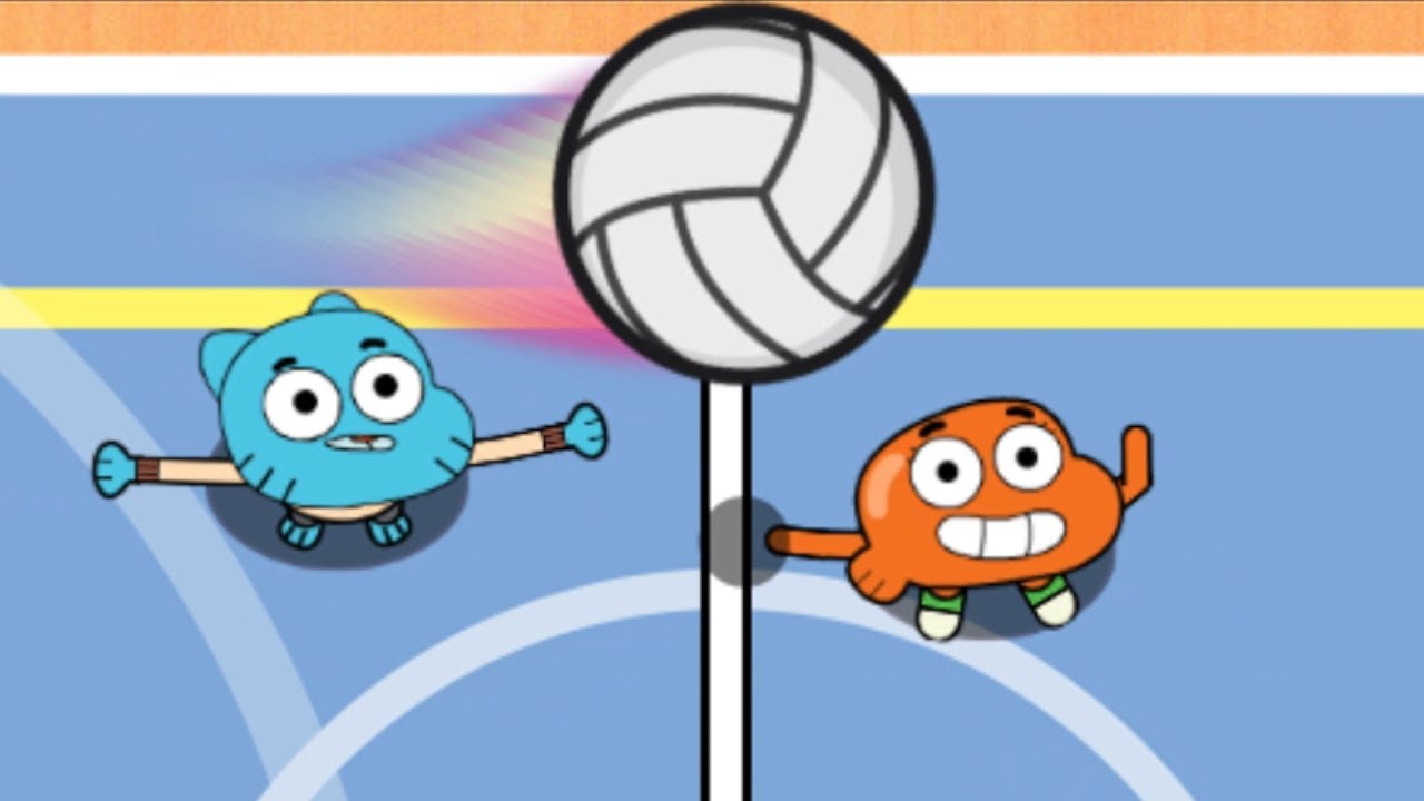 The Amazing World of Gumball: Trophy Challenge - Volleyball On The Spot ...