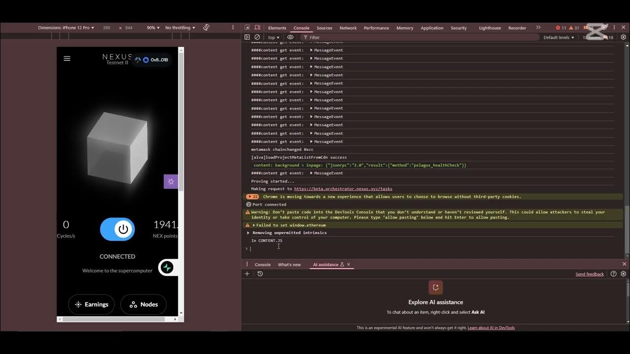 How To Fixed Auto Disconnect Buton While Running Nexus Node - YouTube