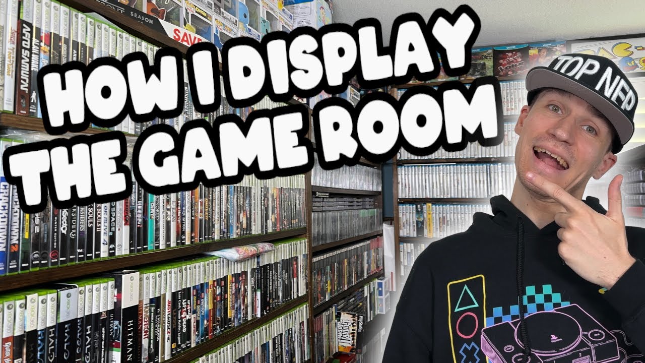 Here's How I DISPLAY & ORGANIZE Games In The Game Room! - YouTube