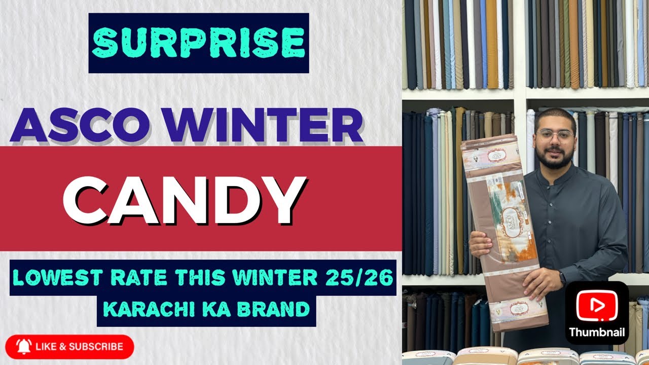 SURPRISE PRICE | ASCO CANDY FINEST WINTER MID WEIGHT ARTICLE ...