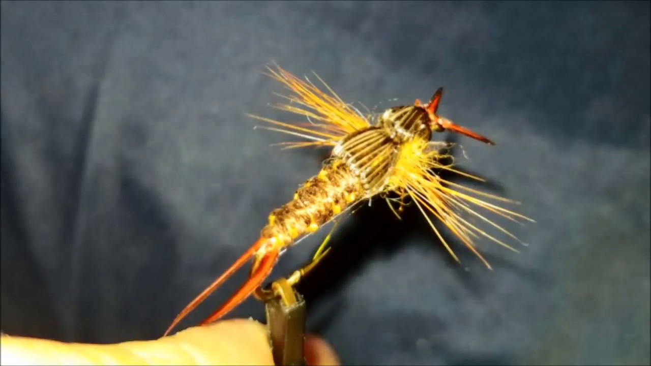 Woven body - Golden Stonefly - YouTube