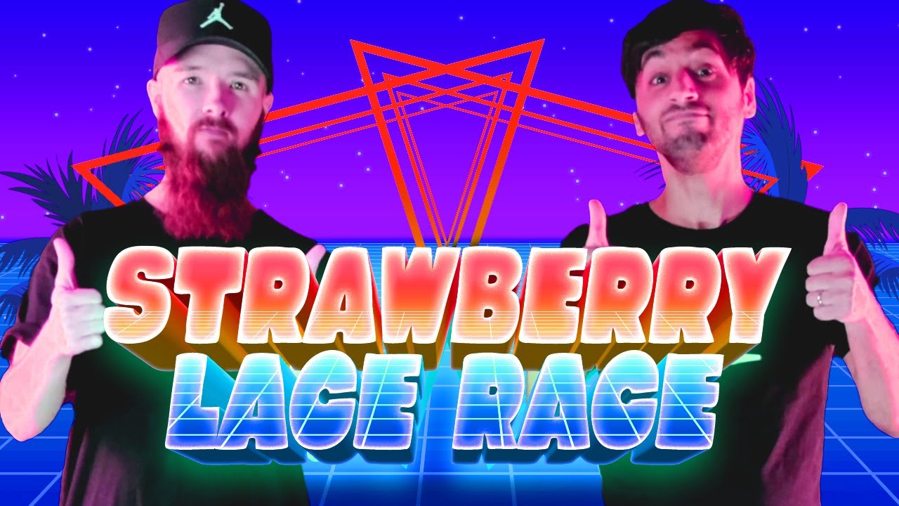 Strawberry Lace Race with Jonathan & Si - YouTube