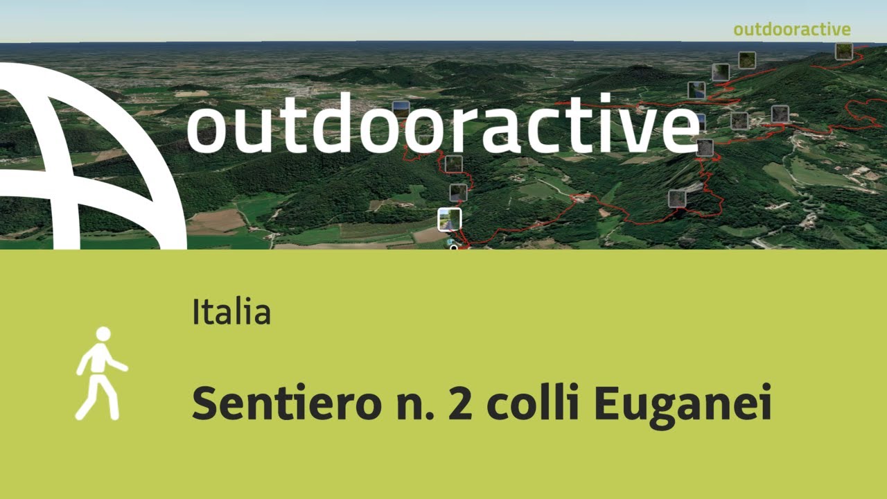 Escursione in Italia: Sentiero n. 2 colli Euganei - YouTube