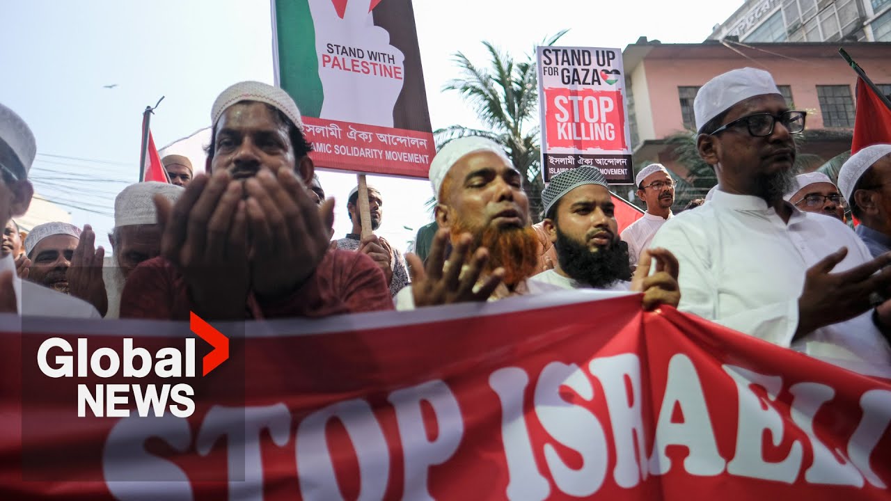 Israel-Gaza: Thousands join protests in support of Palestinians in ...