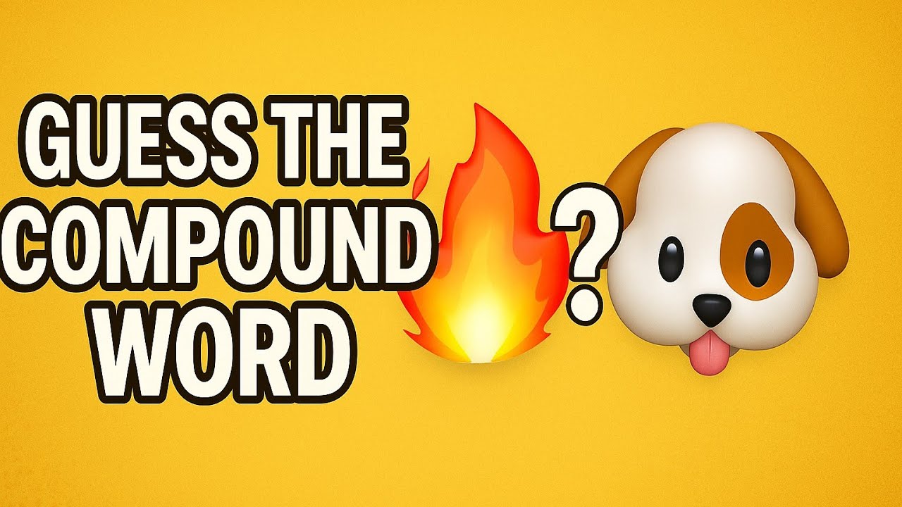 Can You Guess the Compound Word From These Emojis? 🔥🐶 | Fun Emoji Quiz ...