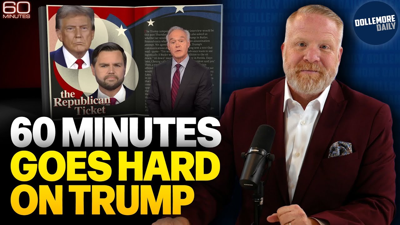 60 Minutes ACCIDENTALLY BLASTS TRUMP for Being a Weak Coward!!! - YouTube