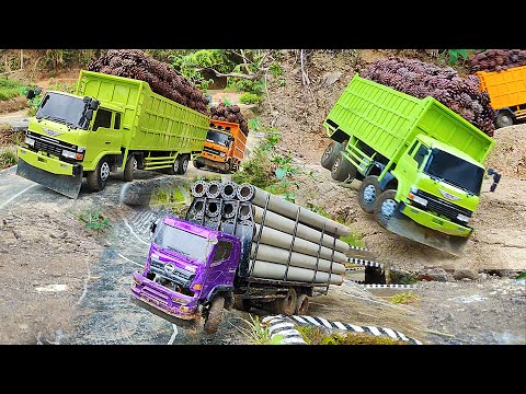 TRUCK OLENG Hino 500 Truk Fuso 220Ps Trinton OFROAD Truk Gagal Nanjak Truk Laka Lintas Rc Handmade