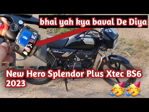 New Hero Splendor Plus Xtec BS6 2023 Model, Price, Mileage Full Review ...