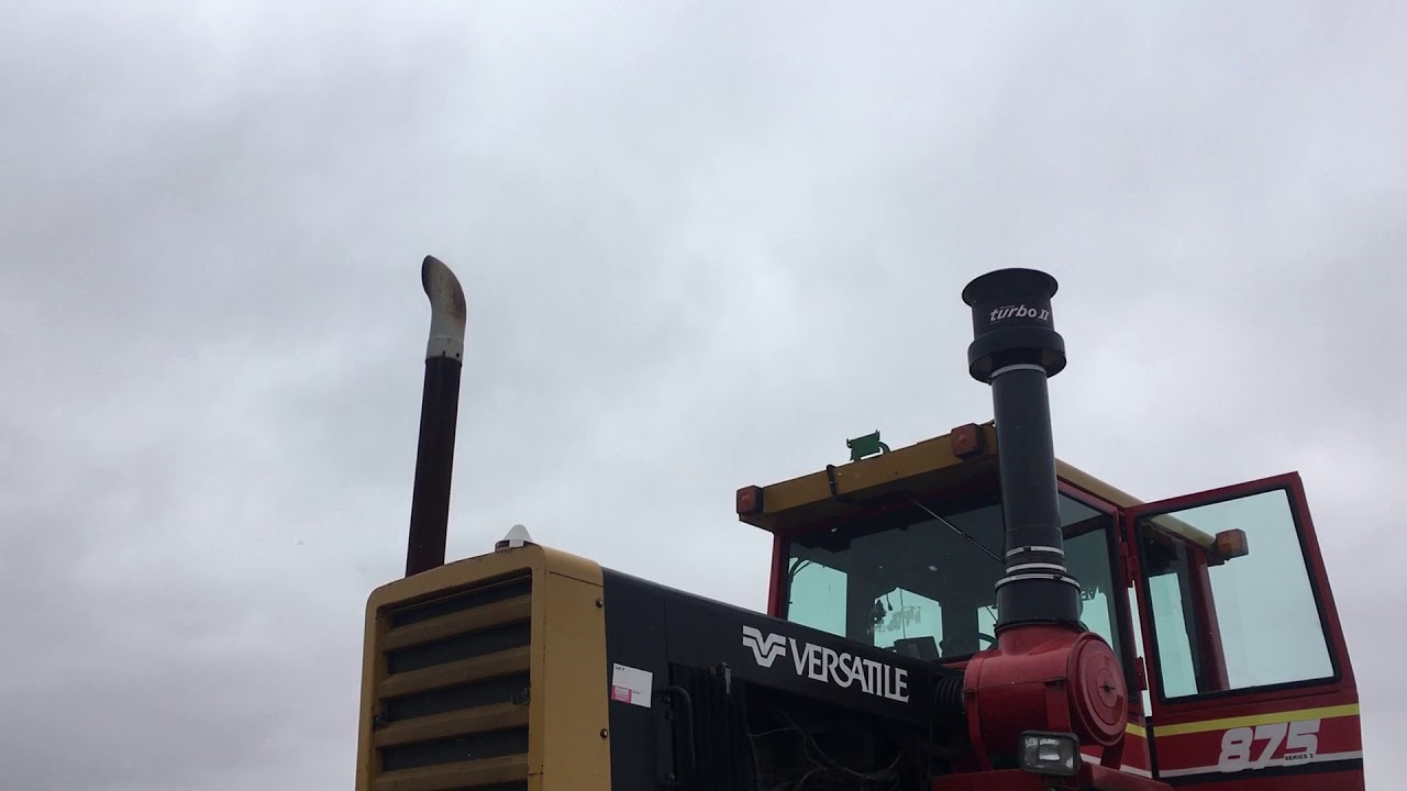 875 versatile w/855 cummins cold start - YouTube