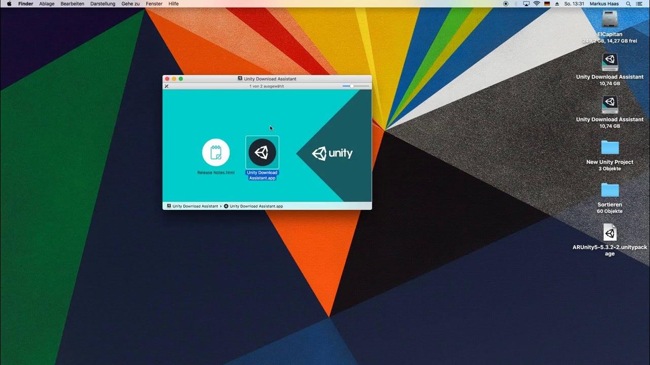 Tutorial - Artoolkit Unity3D - Download & Install On MacOSX - YouTube