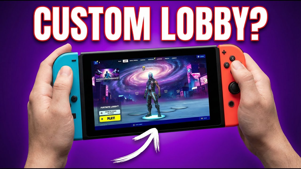How To Change Lobby Background In Fortnite Nintendo Switch - YouTube