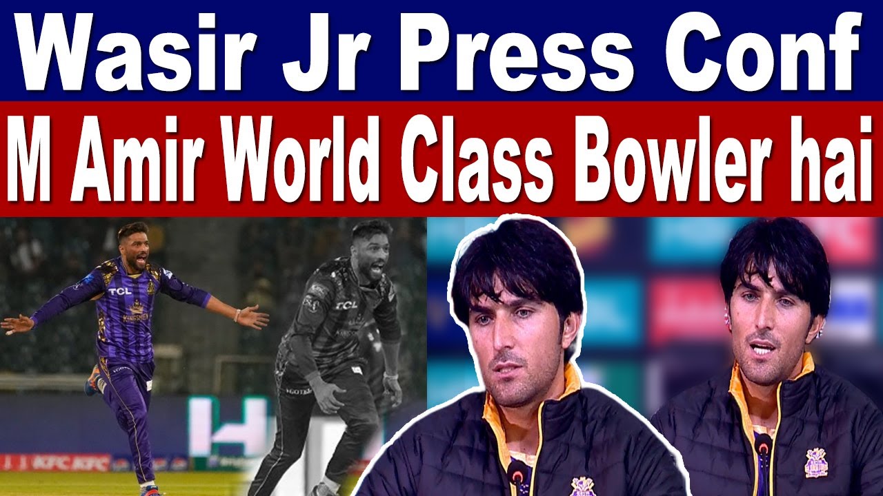 Wasim Jr enjoyed bowling with Mohammad Amir in death overs - YouTube
