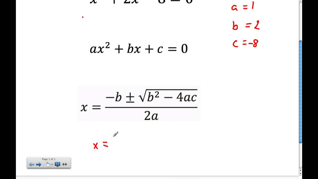 Andregradsformelen - YouTube