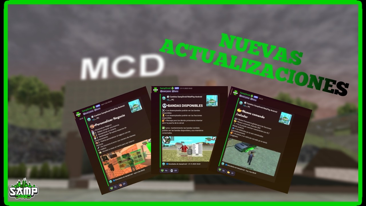 🟩 Nuevas Implementaciones en SampDroid Roleplay #sampdroid #roleplay # ...