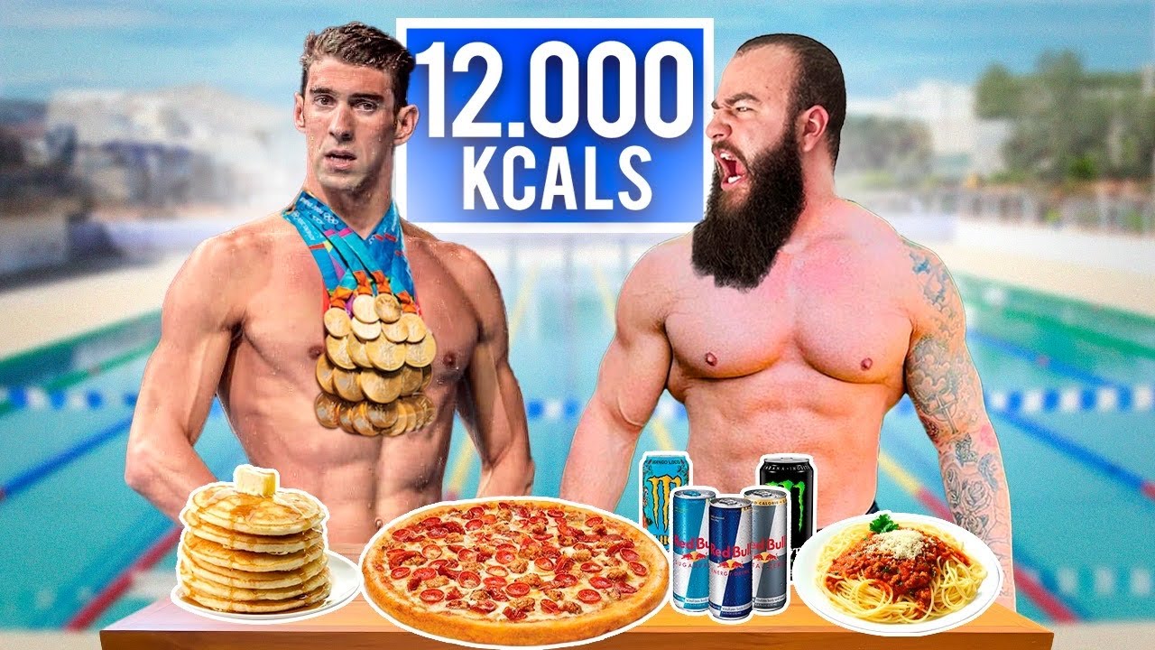 Fiz a INSANA Dieta do Michael Phelps de 12.000 Calorias!! (Experimento ...