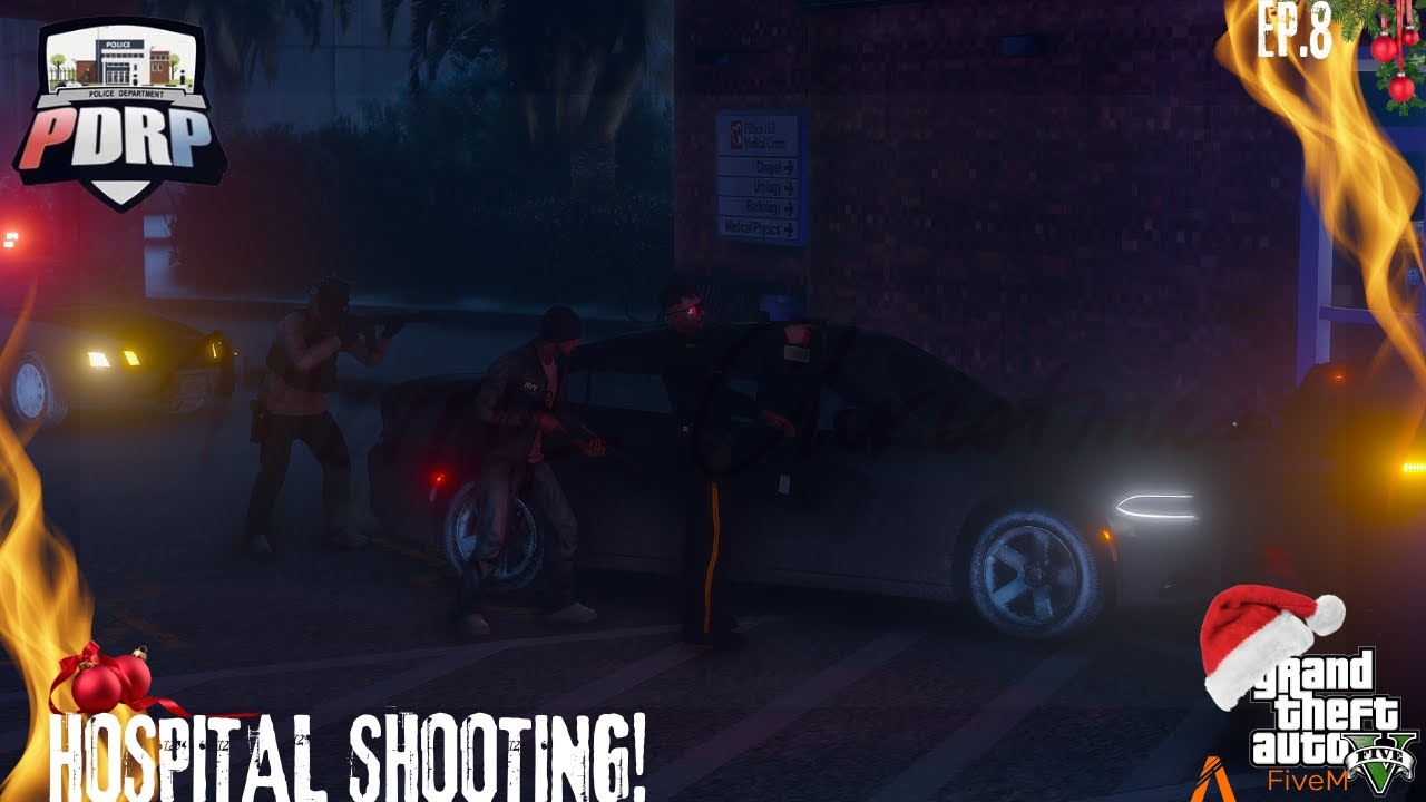 GTA 5 FIVEM PDRP | SSPD PATROL | EP. 8 | HOSPITAL SHOOTING! 4K - YouTube