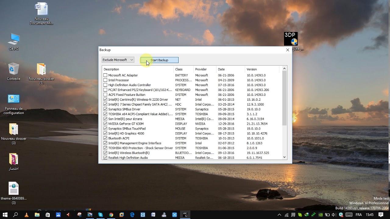 3DP Chip Drivers from Internet + BACKUP AND RESTOR لتحميل التعريفات ...