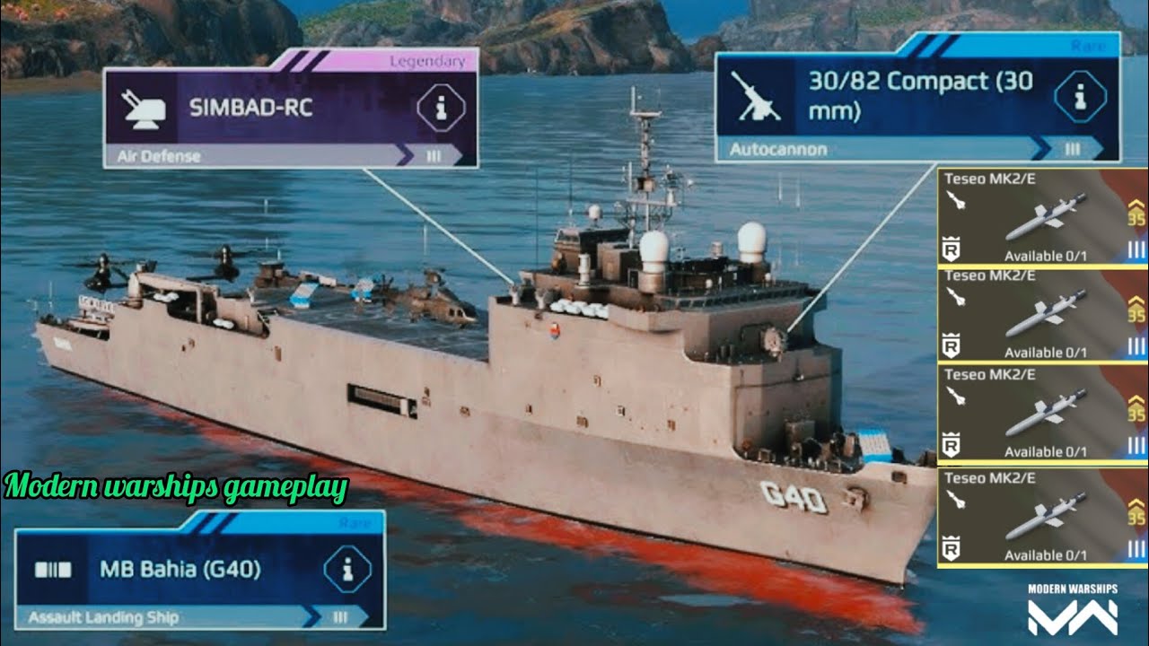 Modern warships/SIMBAD-RC AIR DEFENCE, //30/82 Compact(30mm) / MB BAHIA ...