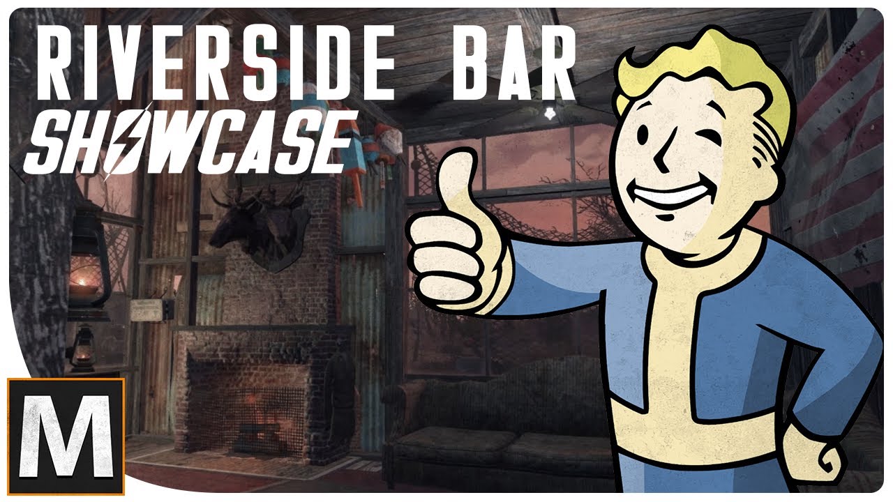 Fallout 4 | Sanctuary - Riverside Bar Showcase - YouTube