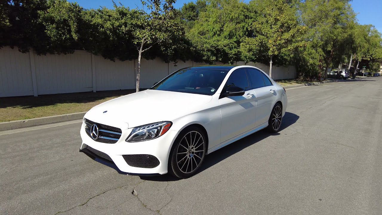 2018 Mercedes-Benz C300 AMG Line and Night Package - YouTube