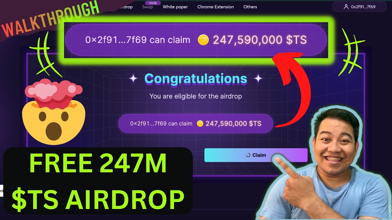 Trait Sniper Airdrop: Free 247M Token, Claim Now For Free!!! - YouTube