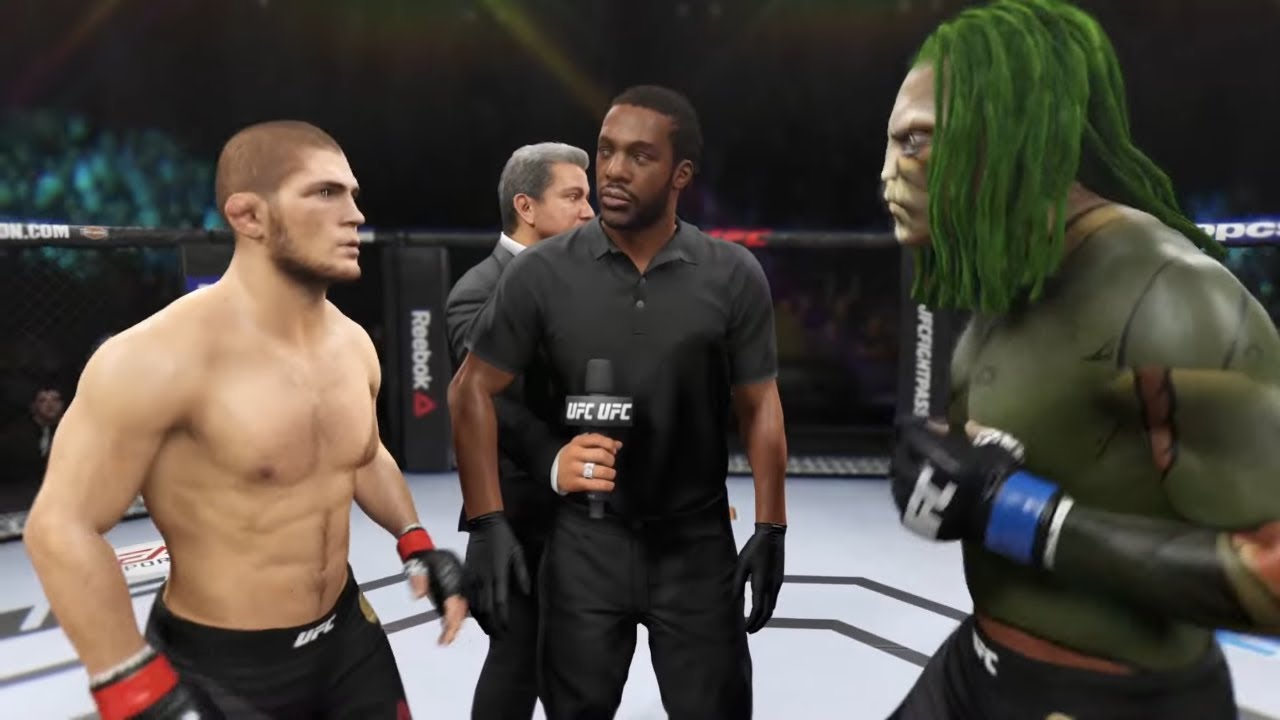 UFC 2 - Khabib vs. Swamp Alien - Crazy UFC 👊🤪 - YouTube
