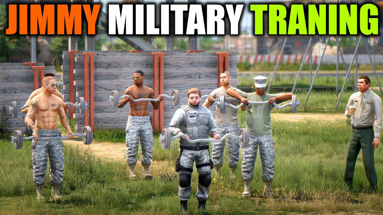 JIMMY MILITARY TRAINING | GTA 5 😮 - YouTube
