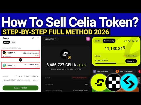 How to Sell Celia Token – Step-by-Step Full Method | Celia Wallet Withdrawal Update 2026