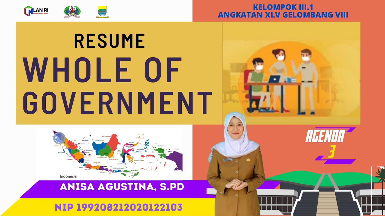 RESUME WHOLE OF GOVERNMENT ANISA AGUSTINA LATSAR CPNS KOTA BANDUNG ...