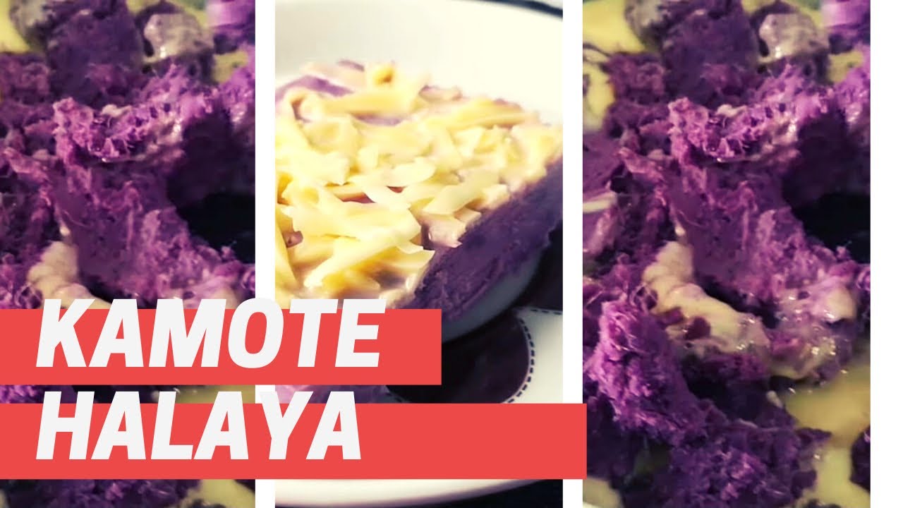 CHEESY KAMOTE HALAYA #FilipinoRecipe #PinoyFood - YouTube