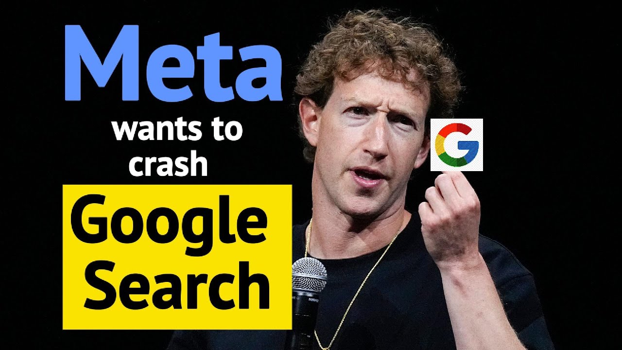 Meta wants to crash "Google Search" - YouTube