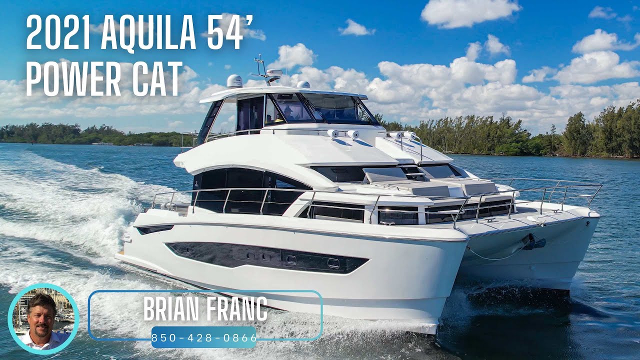 2021 Aquila 54' Power Cat "Blessed" [$2,100,000] - YouTube