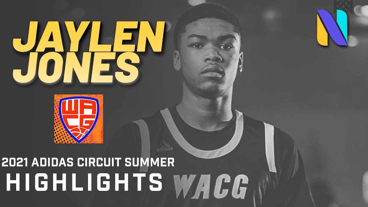 Jaylen Jones of the We All Can Go 17U at the Adidas Circuit | 2021 ...