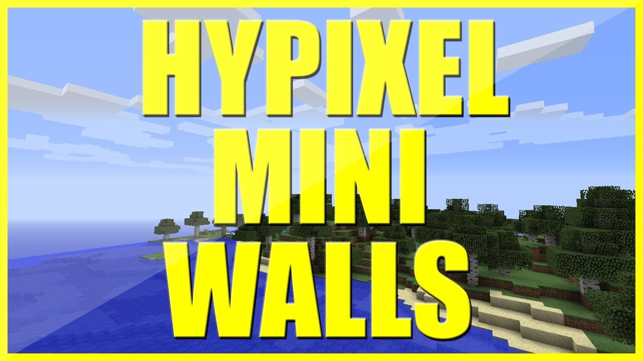 minecraft mini walls with Joseph - YouTube