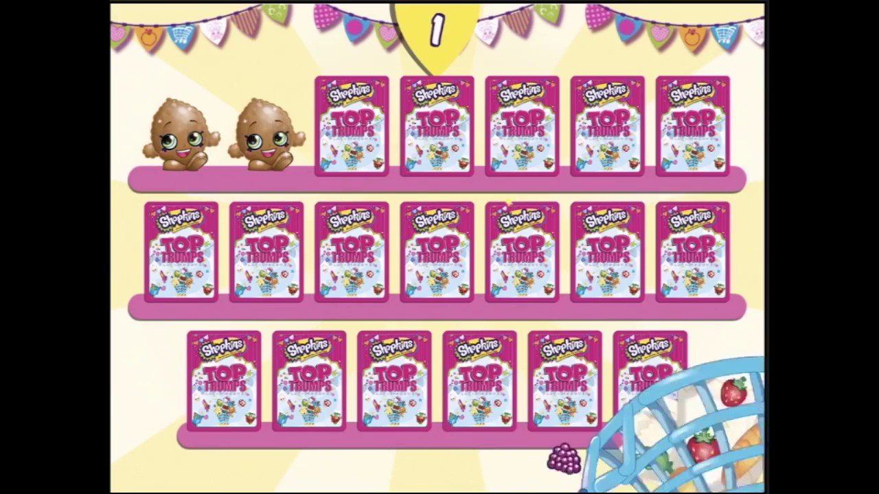 Shopkins Top Trumps iPad app demo for kids - YouTube