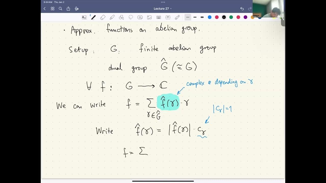 25.01.02, Hong Liu, Extremal Combinatorics: Lecture 27 - YouTube