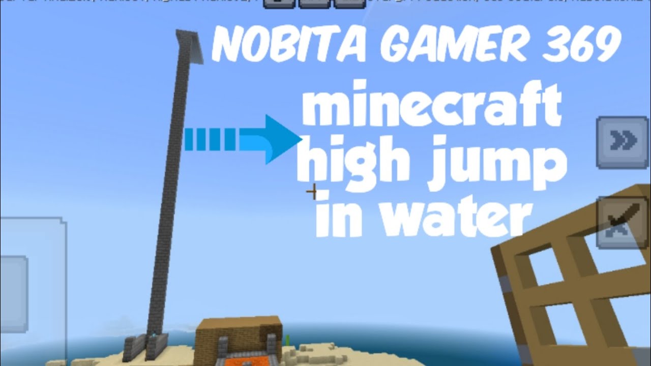 how to make tower and high jump in water and Minecraft game 😱😱👍 - YouTube