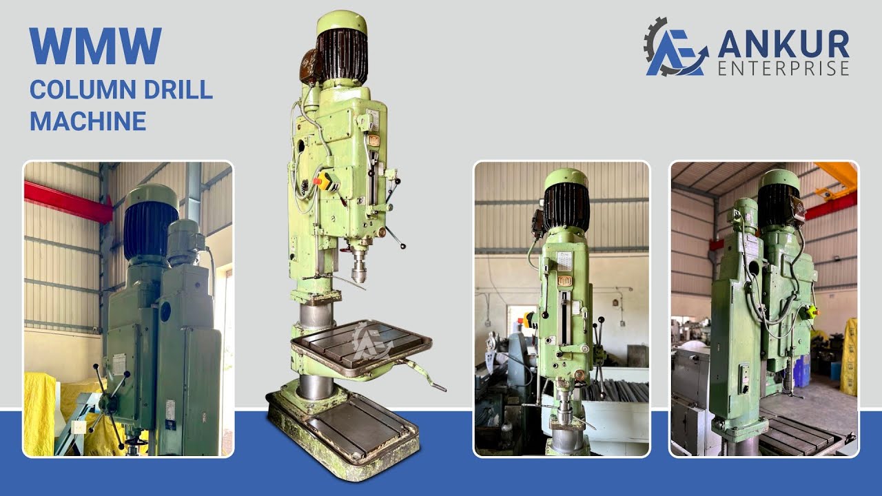 Column Drill Machine - WMW (Germany) - BS 40 AI - YouTube