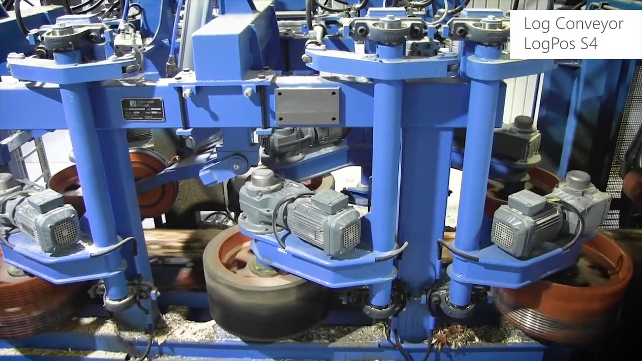 Rotary Log Turner 750E + LogPos S4 - YouTube